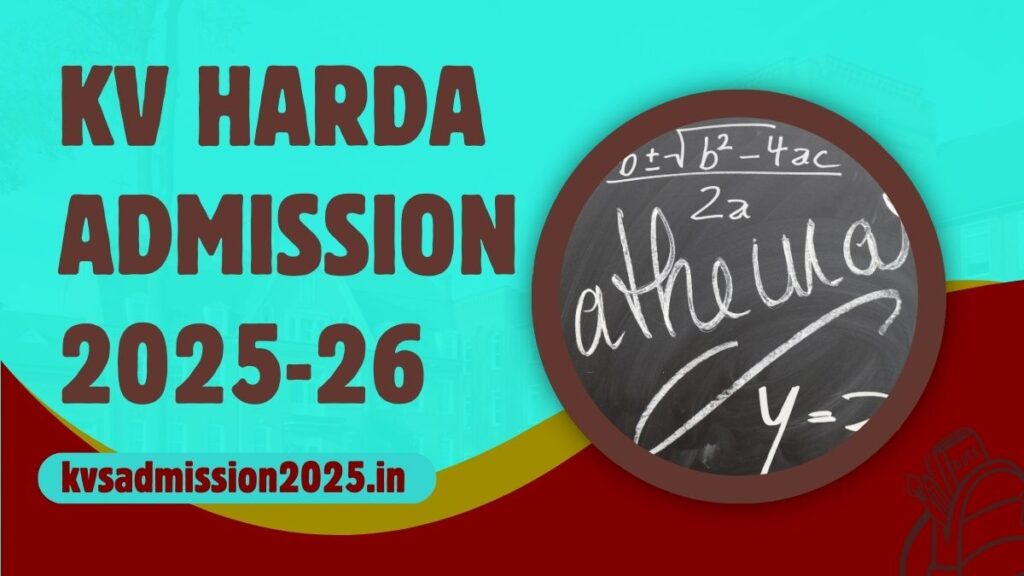 KV Harda Admission 2025-26: Lottery Result for Class-1 - KVS Admission 2026